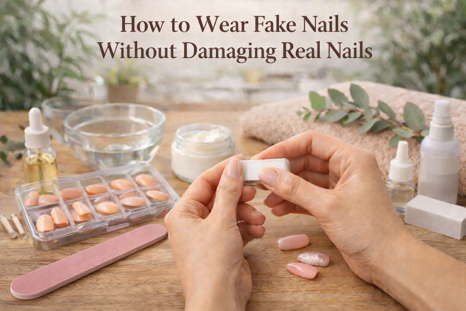 How to Wear Fake Nails Without Damaging Real Nails